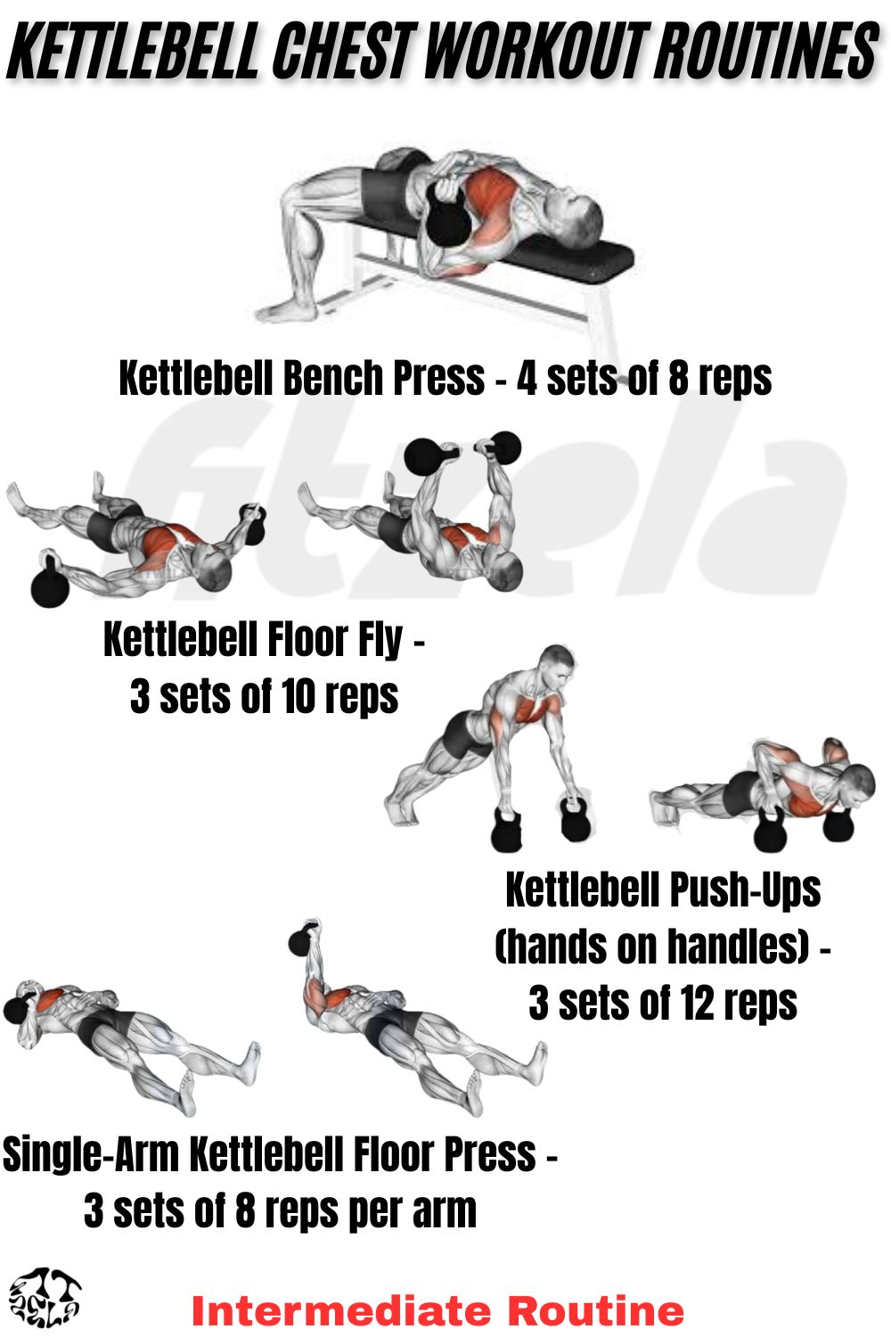 Kettlebell Chest Workout: Top Exercises for Bigger Pecs